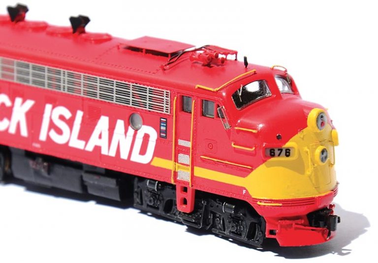 Modeling a Rock Island Commuter Diesel in N Scale - Railroad Model ...