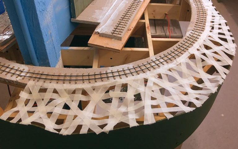 Easy Masking Tape Scenery - Railroad Model Craftsman