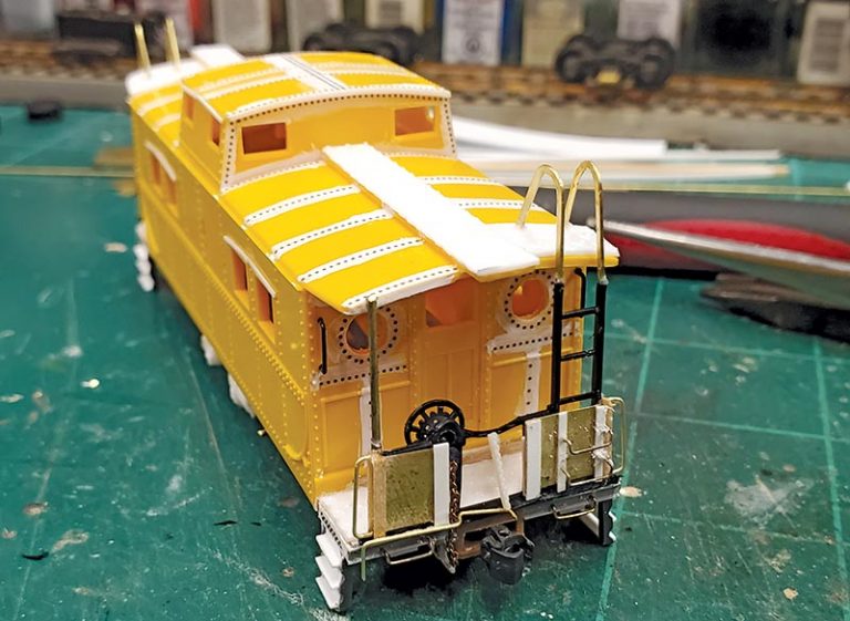 Lehigh Valley Caboose Kitbash in HO Scale - Railroad Model Craftsman