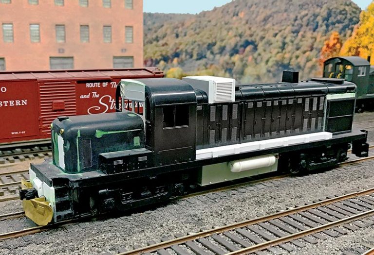 Dremel Kitbashing Award: Delaware & Hudson Chop-Nose Alco RS-3 in S Scale - Railroad Model Craftsman