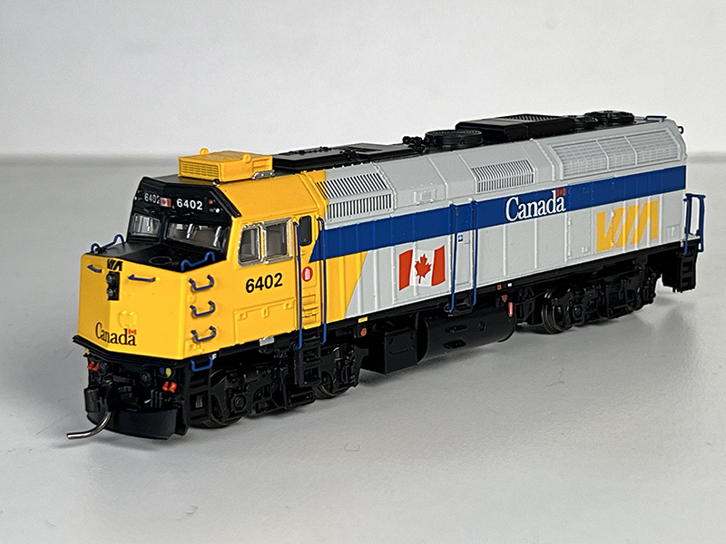 N Scale VIA F40PH 2Ds From Rapido Trains Railroad Model Craftsman N Scale VIA F40PH 2Ds From Rapido Trains Railroad Model Craftsman