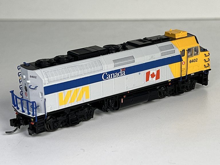 N Scale VIA F40PH-2Ds from Rapido Trains - Railroad Model Craftsman