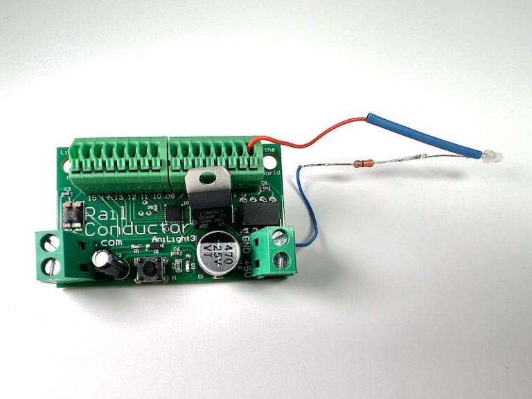 Rail Conductor AniLight DCC Lighting Decoder - Railroad Model Craftsman