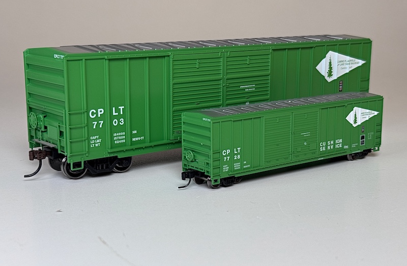 HO & N FMC 5077 Offset Double Door Boxcars from Athearn - Railroad ...